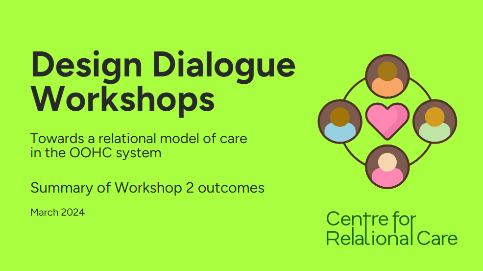 Design Dialogue 2 outcomes